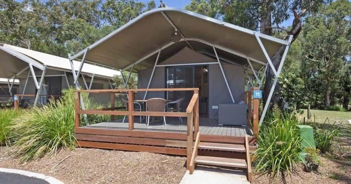 Reflections Jimmy's Beach Holiday Park | Deluxe Beach Tent (Sleeps 4)