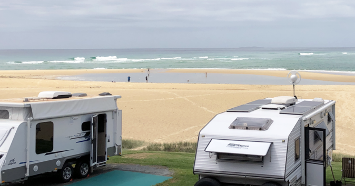 Tuross Beach Cabins and Campsites | Powered Beachfront Site