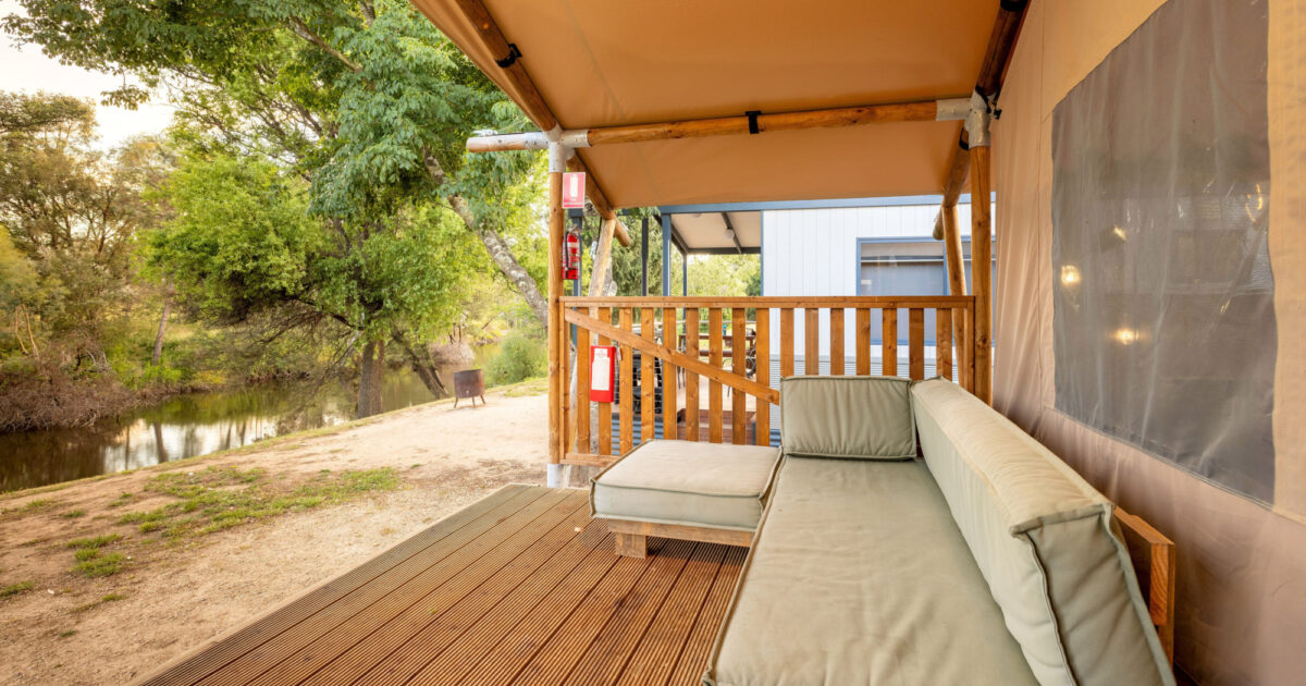 BIG4 Taggerty Holiday Park | Riverfront Safari Tent